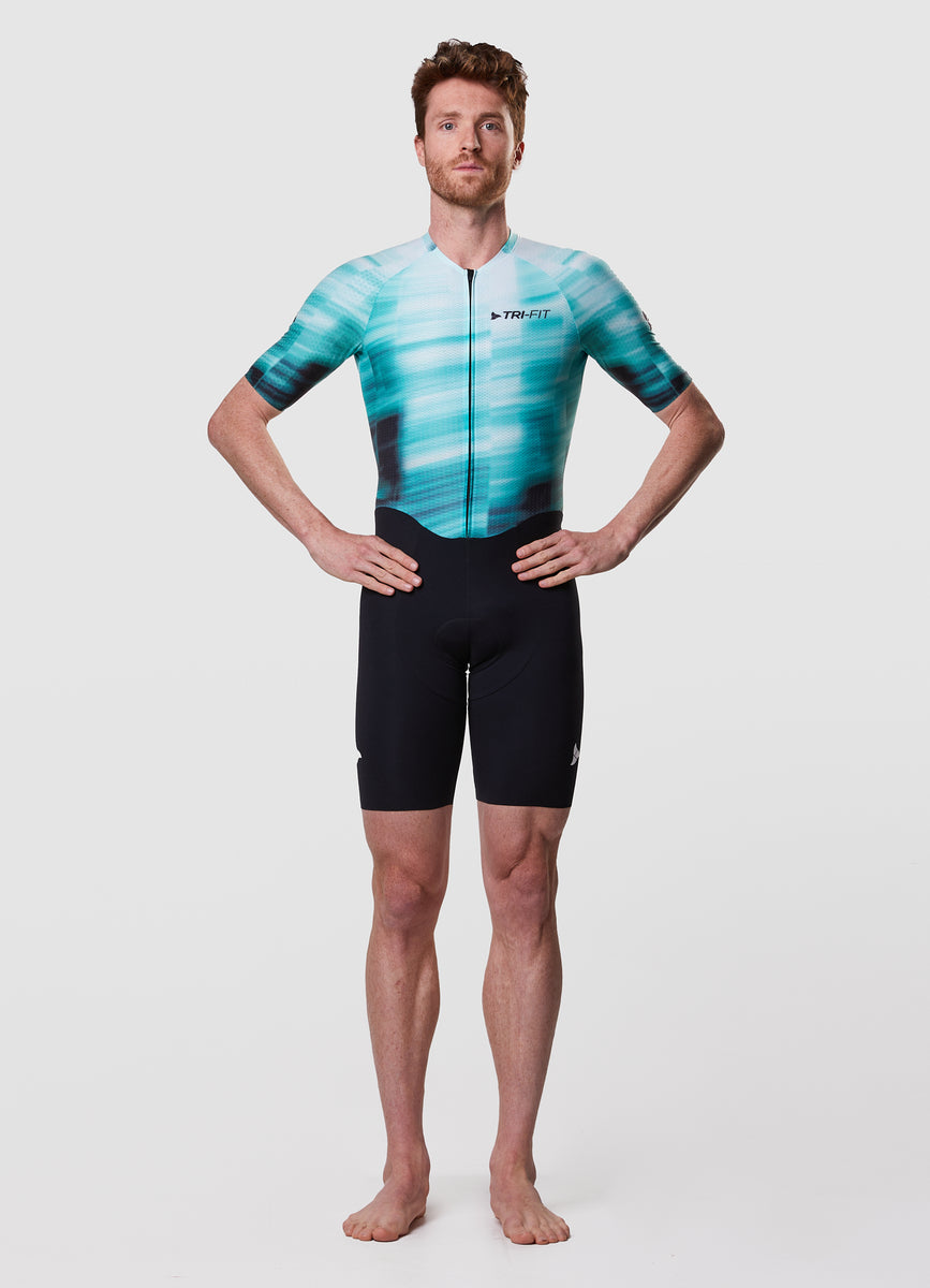 The GEO MATRIX Men's Premium Triathlon Suit | TRI-FIT Athletic ...